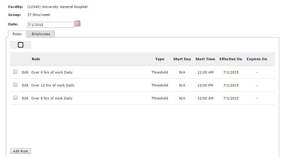 Adding an Overtime Group Rule
